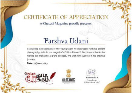 Congratulation Parshva!!! – D.Y. Patil International School, Worli